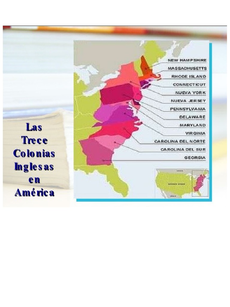 Mapa de Las 13 Colonias | PDF