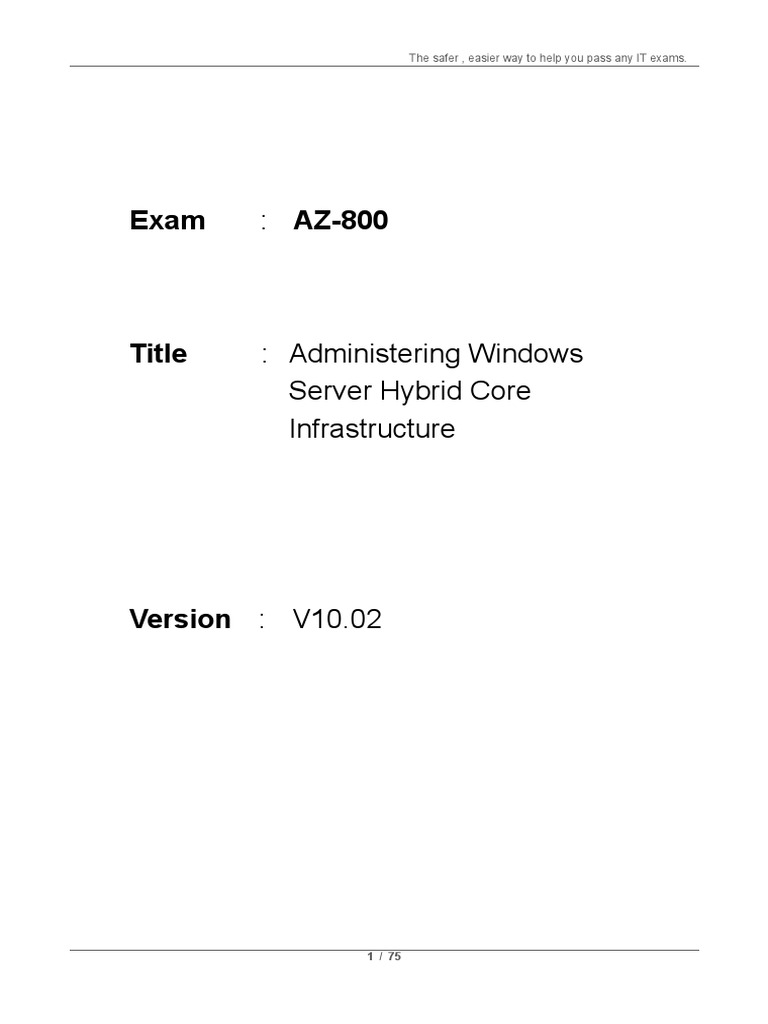 Az 800 | PDF | Active Directory | Group Policy