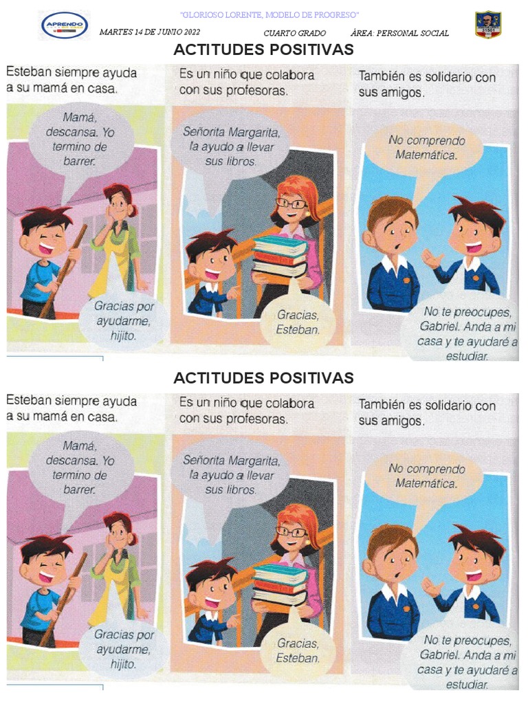 La Importancia de Las Actitudes Positivas | PDF