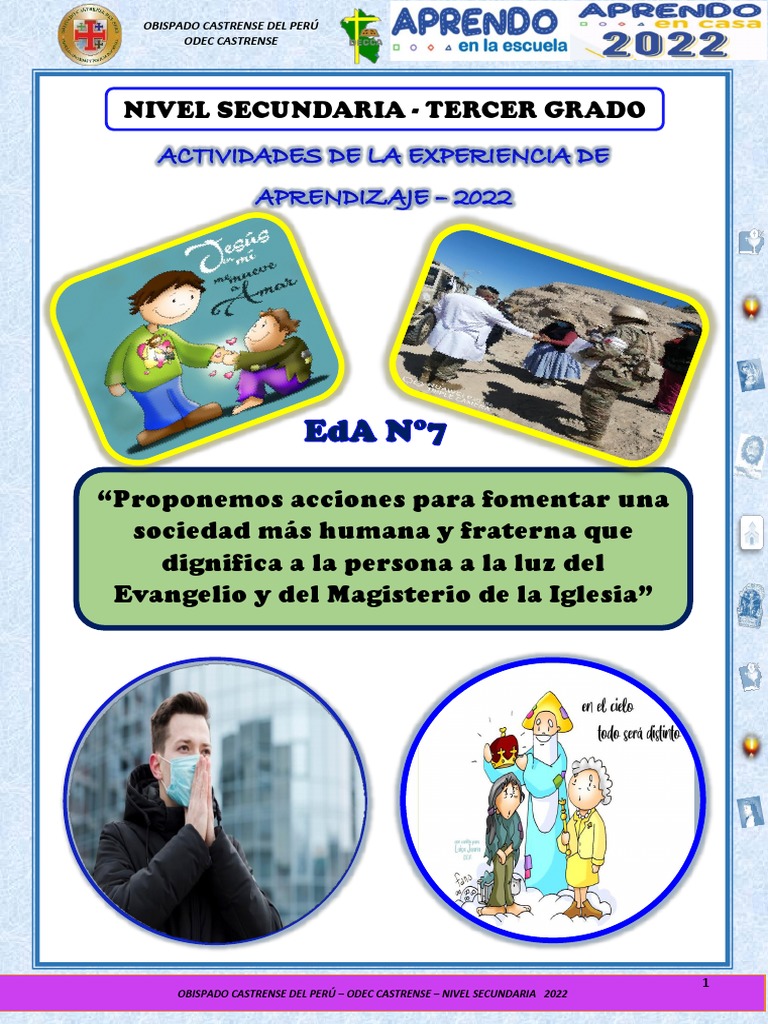 EdA 7-Actividades - 3ro-VII Cicloooo | PDF | Cristo (título) | Iglesia Católica