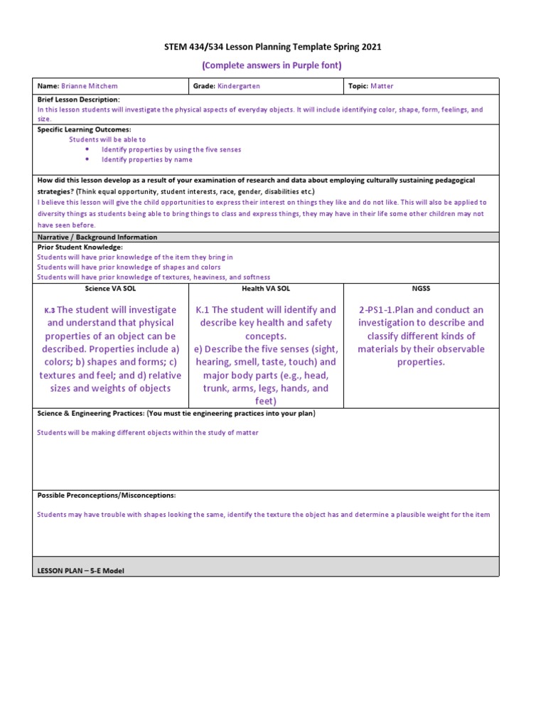 Annotated-science 205e 20lesson 20planning 20 - 20brianne 20mitchem 