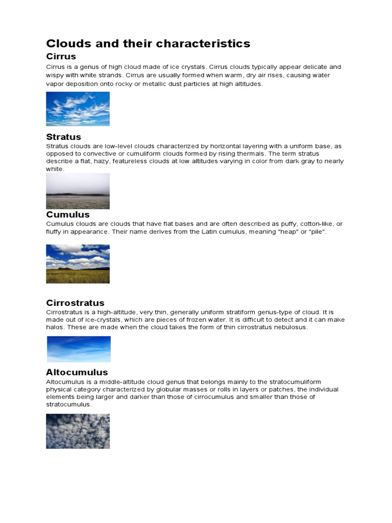 Clouds | PDF | Cloud | Physical Geography