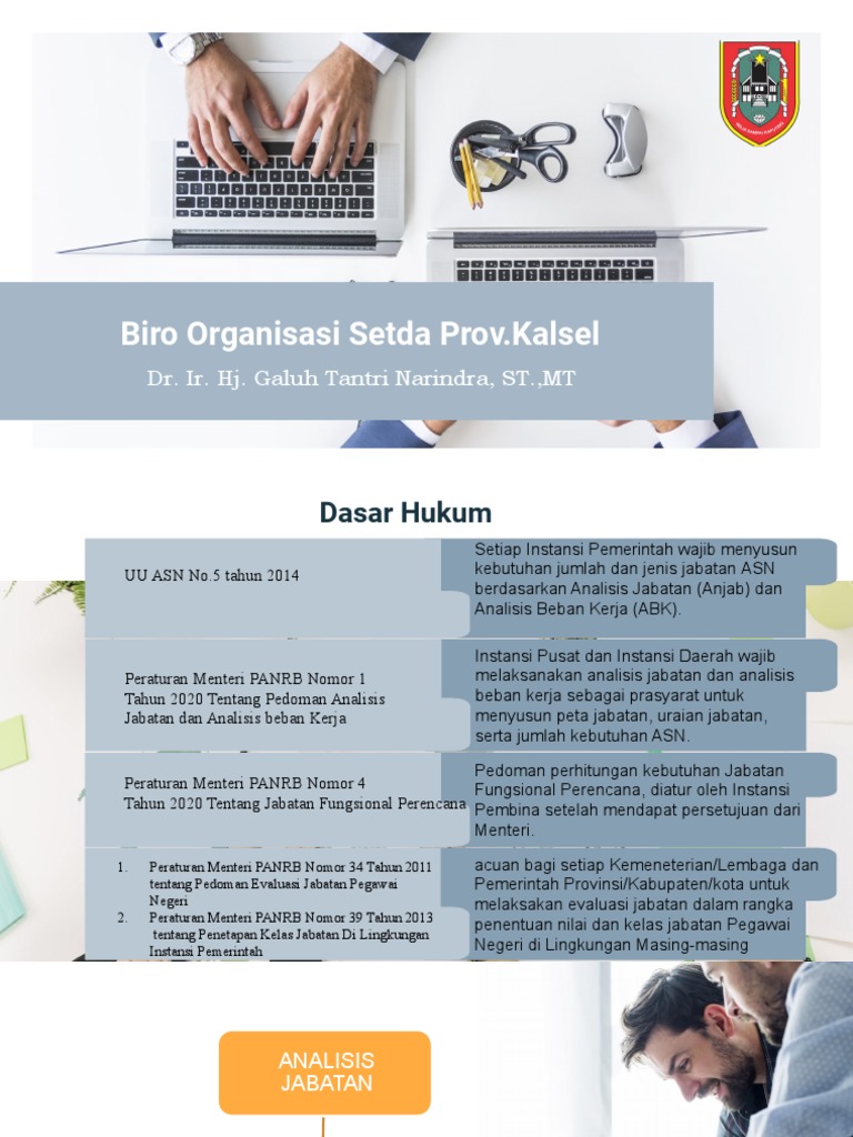 Analisis Jabatan - Kelas Jabatan Perencana - Biro Org Kalsel | PDF