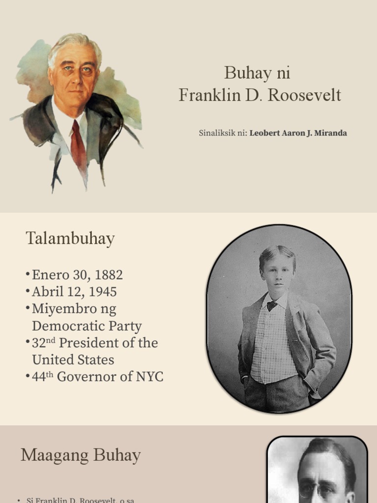 Life of Franklin D Roosevelt | PDF