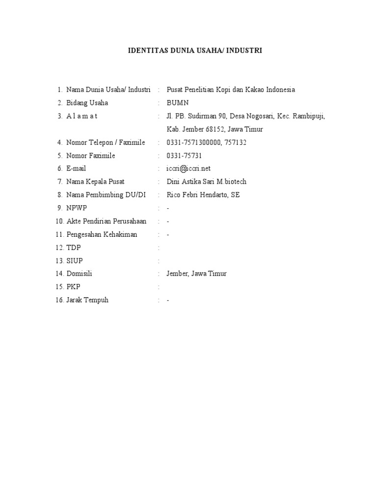 Identitas Dunia Usaha Rike Diyah-2 | PDF | Gaya Hidup