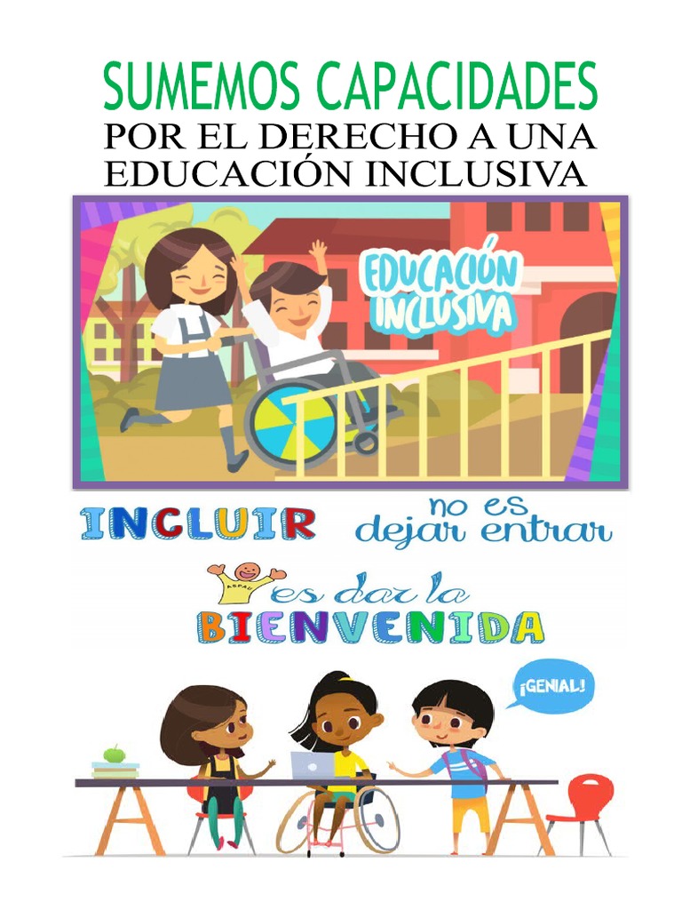 Afiche Educacion Inclusiva | PDF