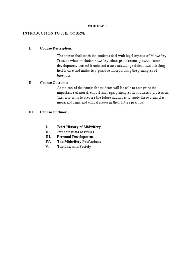 MODULE Professional Growth Development | PDF | Midwife | Midwifery