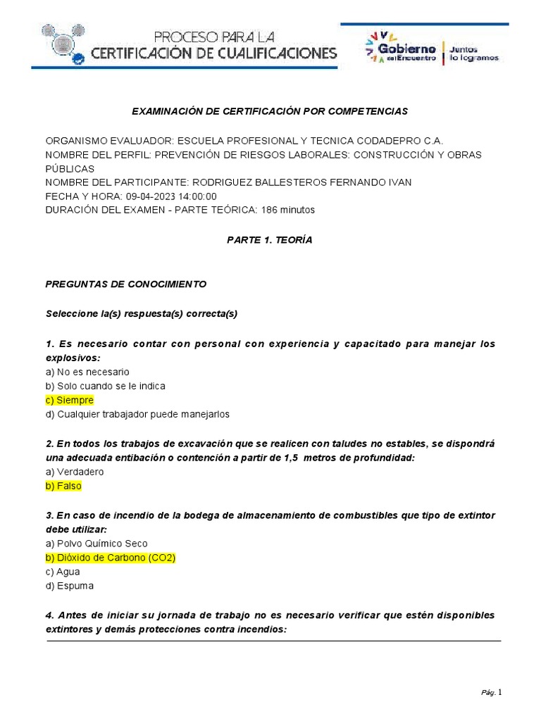 12 Rodriguez Ballesteros Fernando Ivan | Descargar gratis PDF | Riesgo