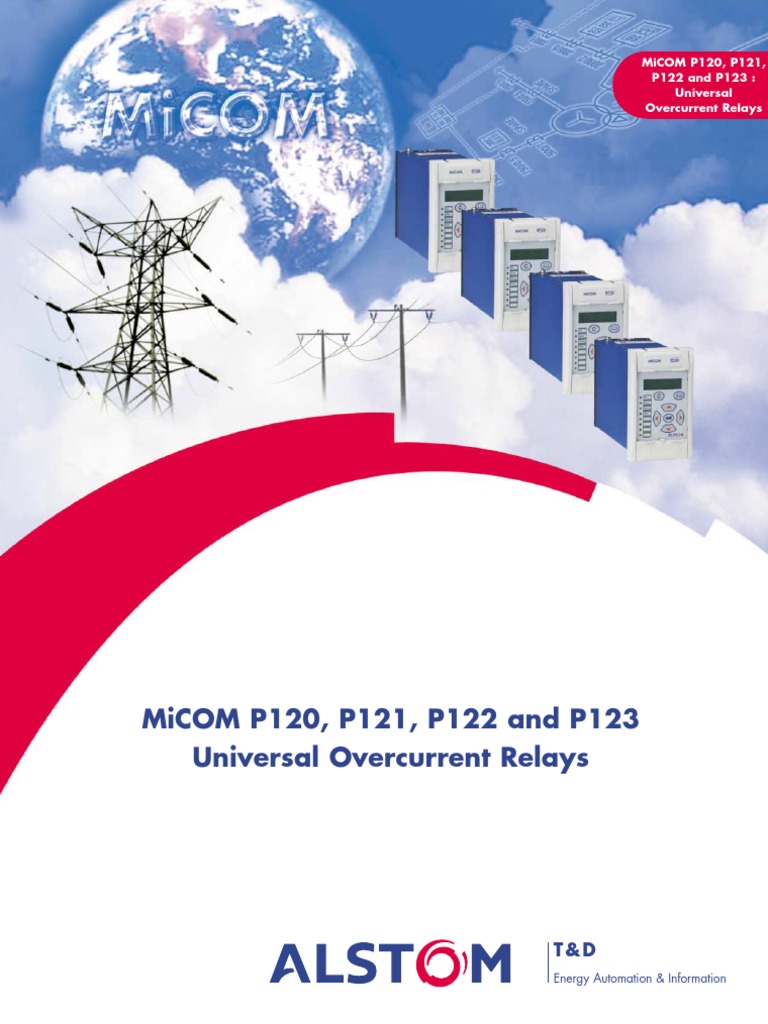 Micom P120, P121, P122 and P123 Universal Overcurrent Relays | PDF ...