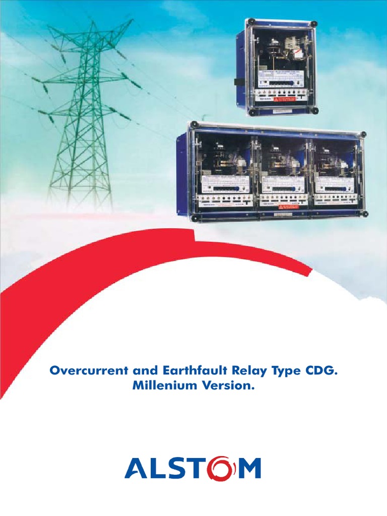 Overcurrent and Earthfault Relay Type CDG. Millenium Version | PDF | Relay | Transformer