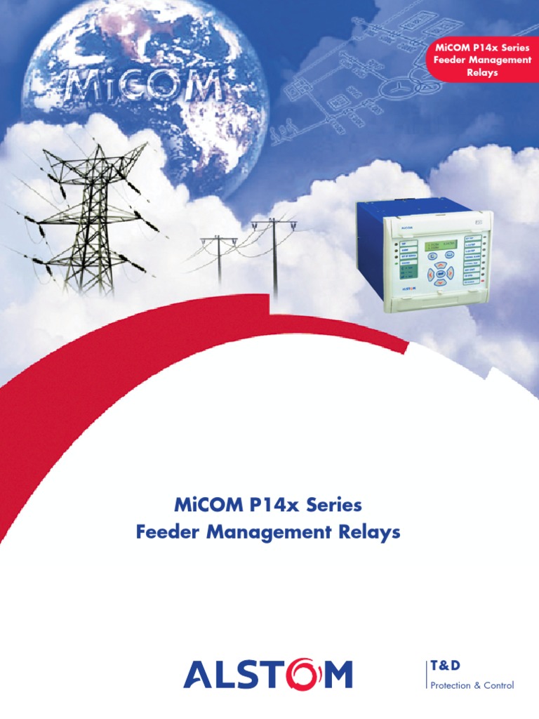 Micom P14X Series Feeder Management Relays | Download Free PDF | Logic Gate | Relay