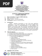 LAC Accomplishment Report | PDF | Teachers | Learning