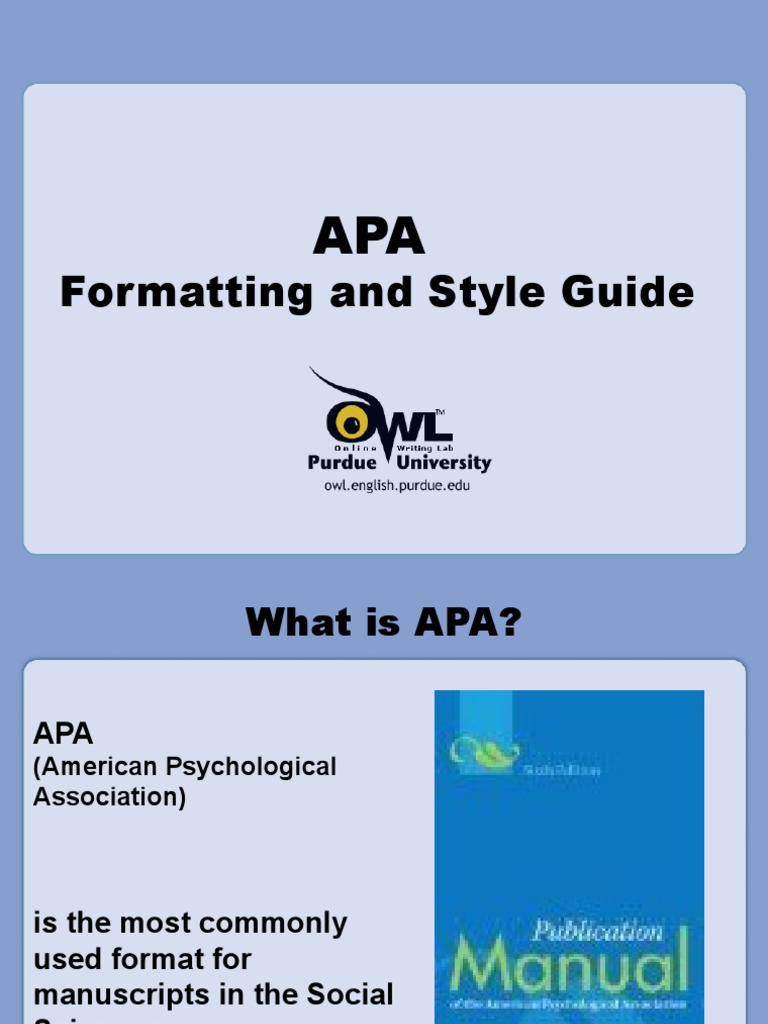 6 Apa | PDF | Apa Style | Citation