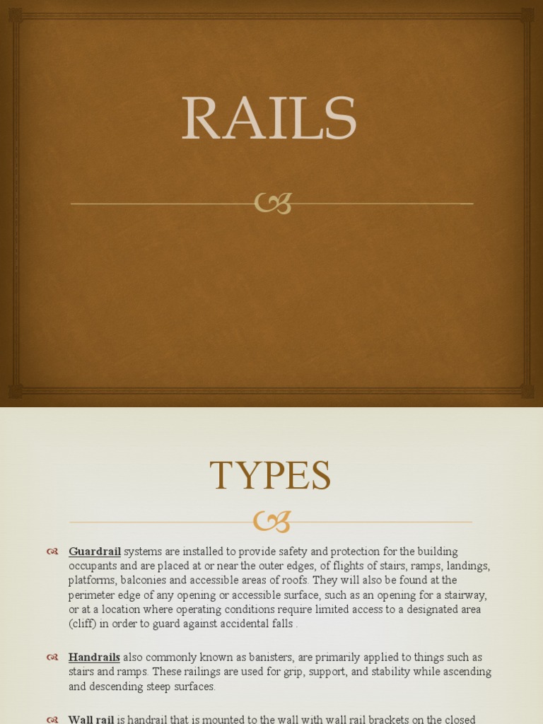 Guard Rail | PDF | Stairs | Civil Engineering