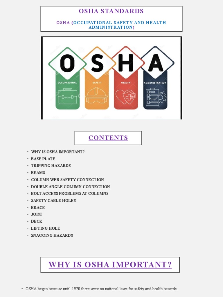 Osha Standards | PDF