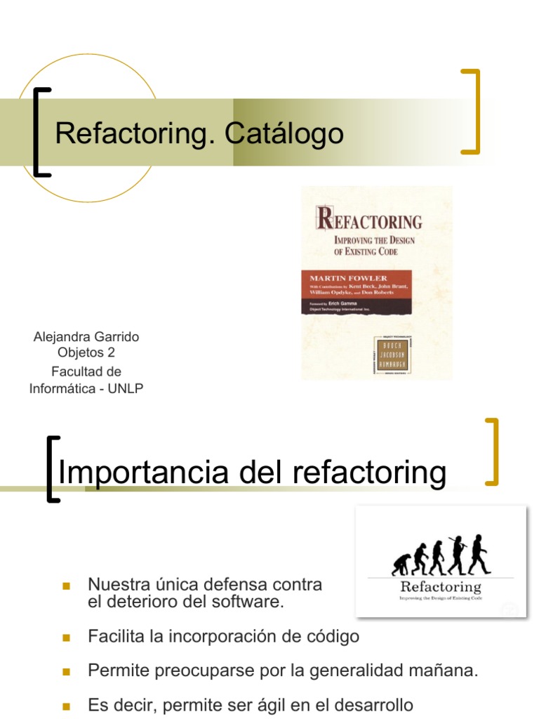 3 Refactoring Catalogo | PDF | Desarrollo de productos | Ingeniería de software