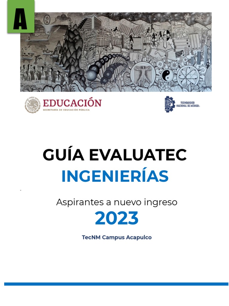 Guia Evaluatec 2023 Ingenierias Tecnm | PDF | Integral | Geometría