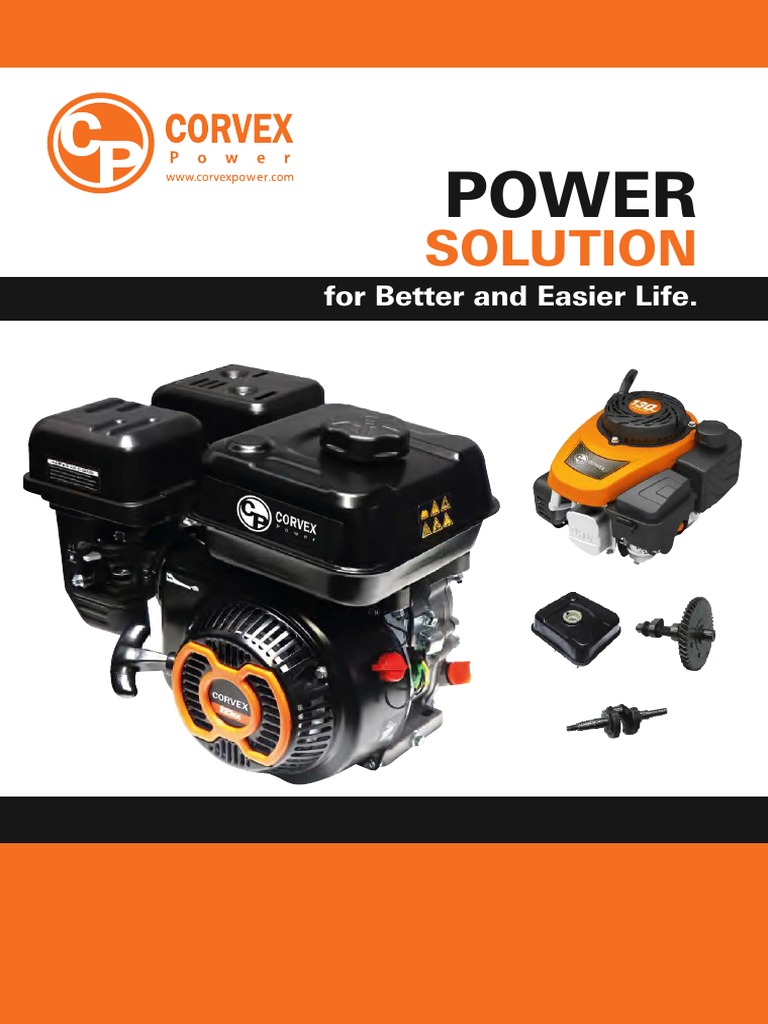 Corvex - Gasoline Engine Catalog | PDF | Propulsion | Transportation Engineering