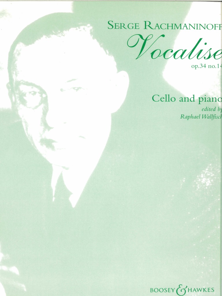 G7 Rachmaninoff Vocalise cello and piano | PDF