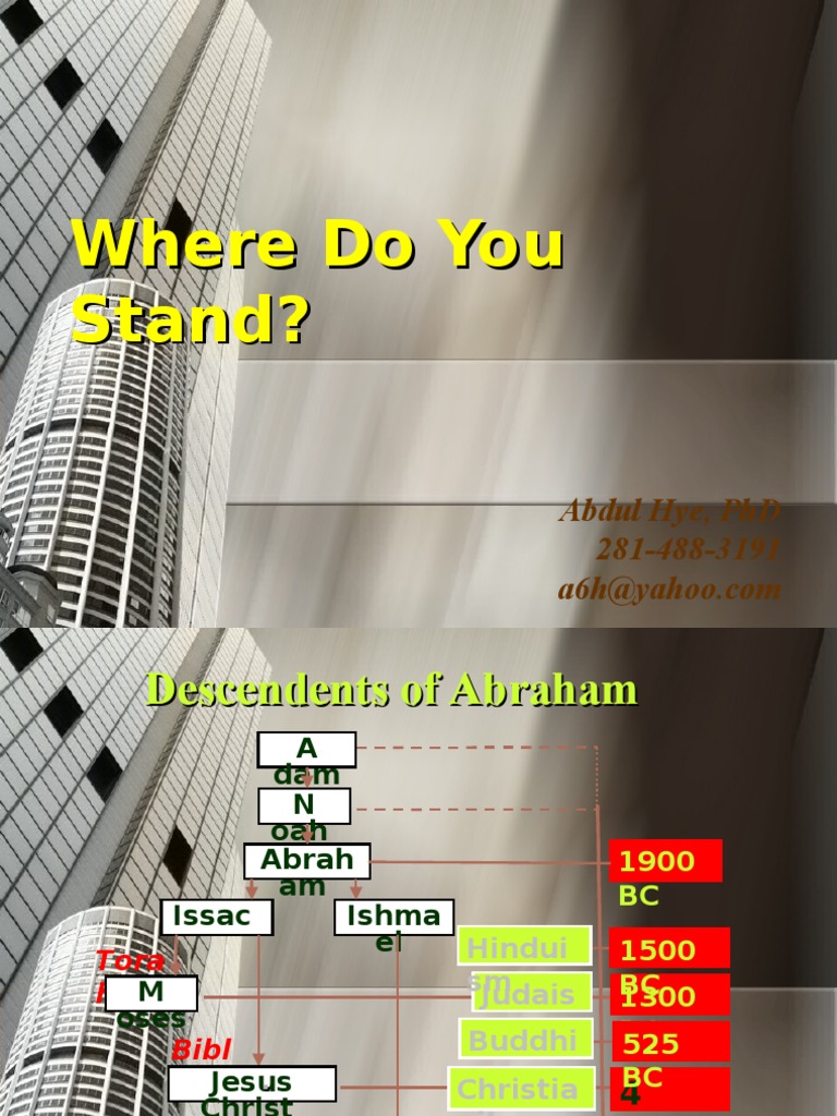Where Do You Stand | PDF