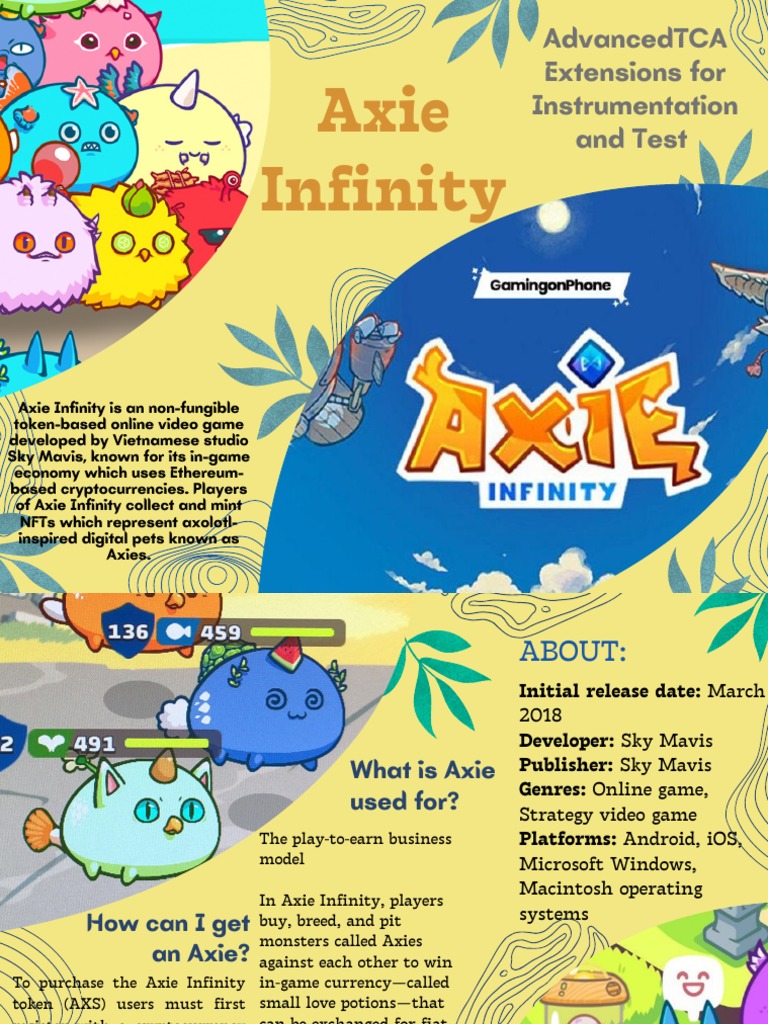 Axie Brochure | PDF | Games & Activities | Technology & Engineering