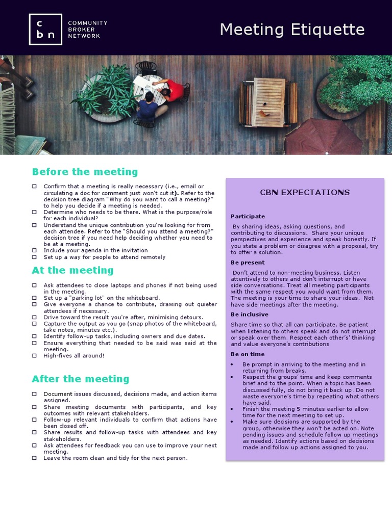 Meeting Rules | Download Free PDF | Cognition | Communication