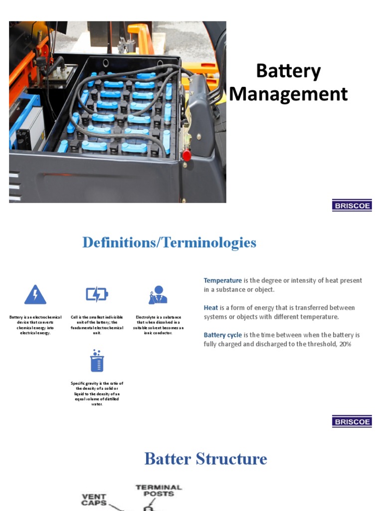 Battery Management Slides | Download Free PDF | Rechargeable Battery ...