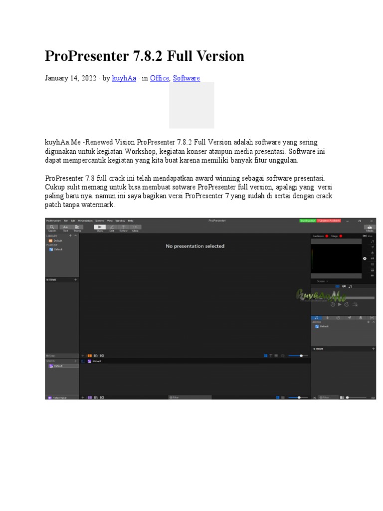 ProPresenter 7 | PDF
