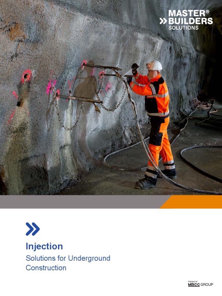 Underground Construction Injection Solutions | PDF | Concrete | Silicon ...