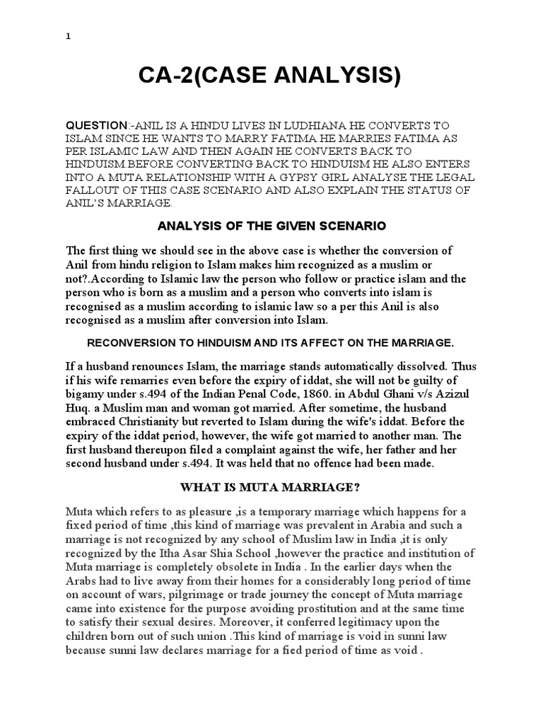 Family CA-2 | PDF | Marriage | Husband