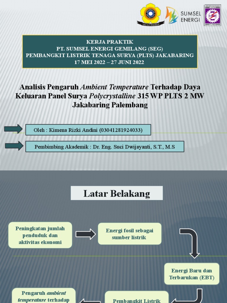 Presentasi Laporan KP | PDF