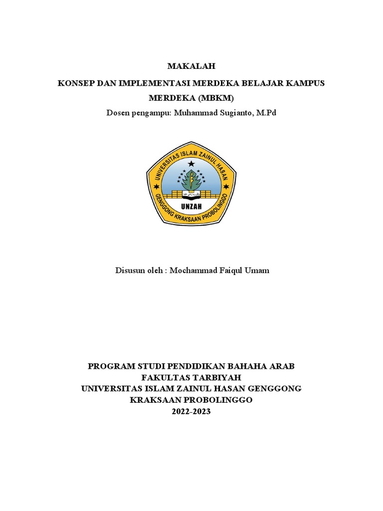 Konsep Dan Implementasi Merdeka Belajar Kampus Merdeka (MBKM) | PDF