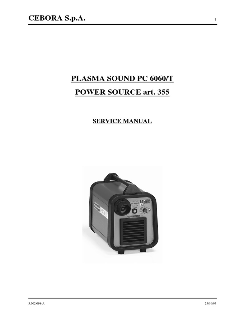Service Manual 6060 - 3302098A | PDF | Rectifier | Power Inverter