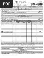 Bir Form 2307 Sample | PDF | Withholding Tax | Corporate Tax