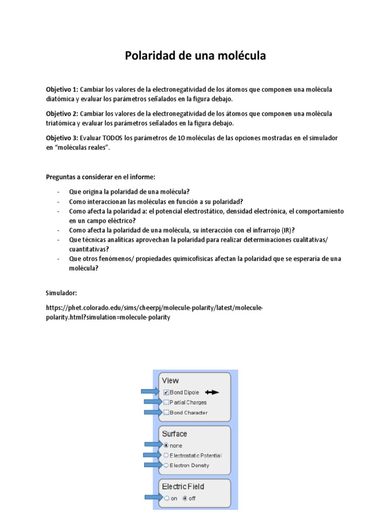 Polaridad de Una Molécula | PDF