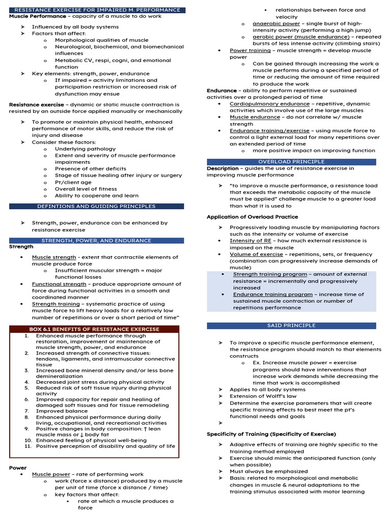 Chapter 6 Deiparine | PDF | Strength Training | Skeletal Muscle
