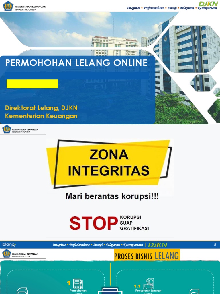Permohonan Lelang Online | PDF