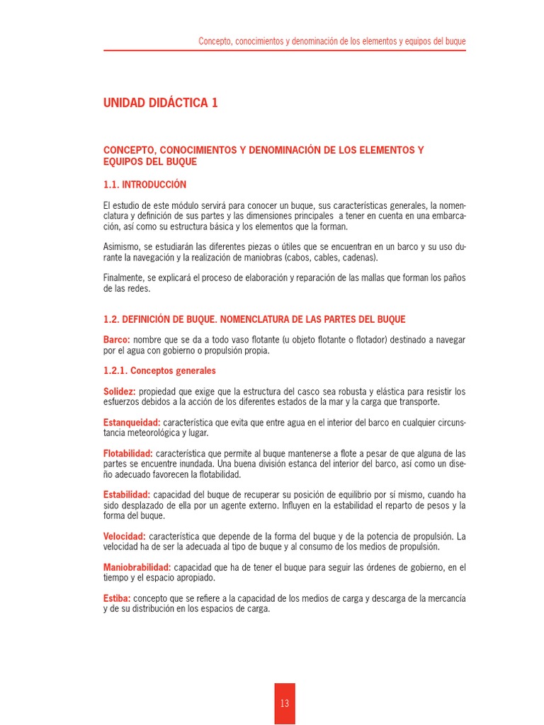 Tema 1 Conceptos Basicos | PDF | Buques | Aparejo