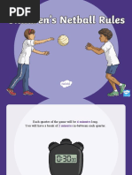 Inf - Netball Rule Book Manual 2020 | PDF | Referee | Team Sports