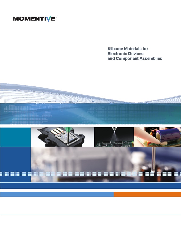 Silicone Materials For Electronic Devices | PDF | Silicone | Adhesive