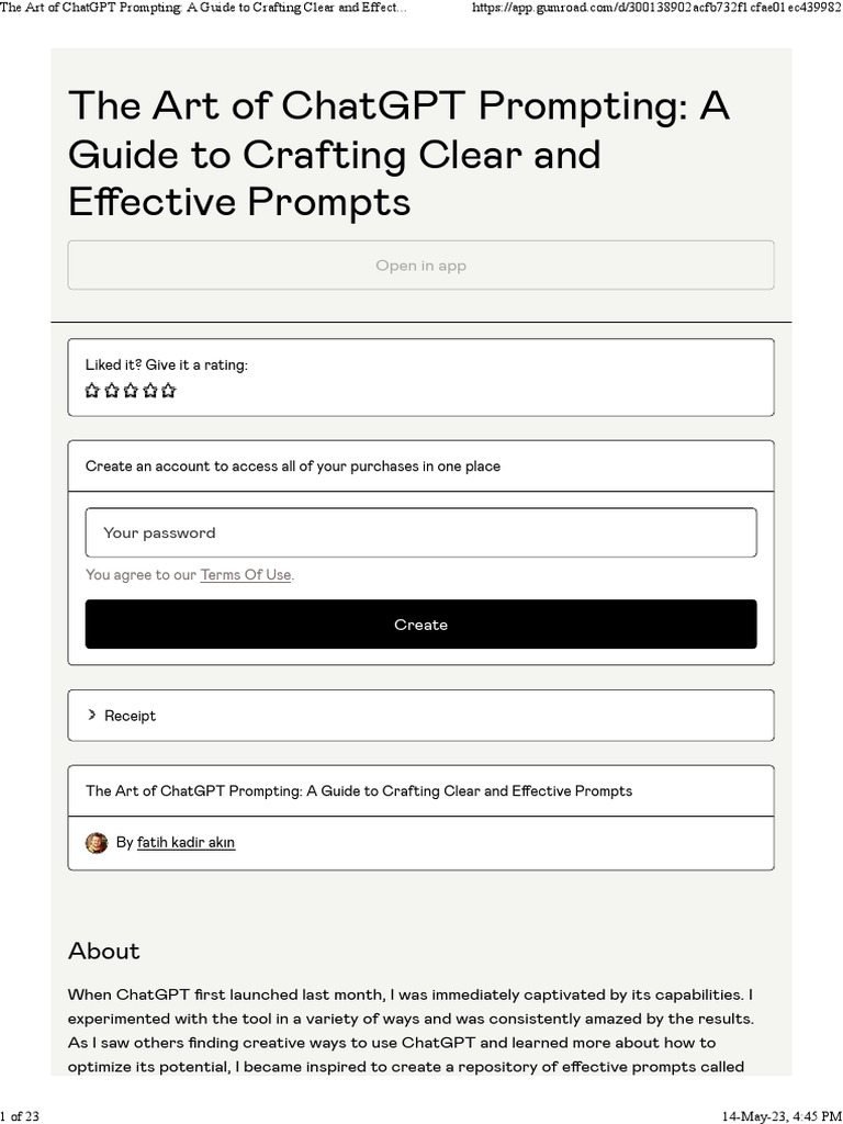 The Art of ChatGPT Prompting A Guide To Crafting Clear and Effective ...