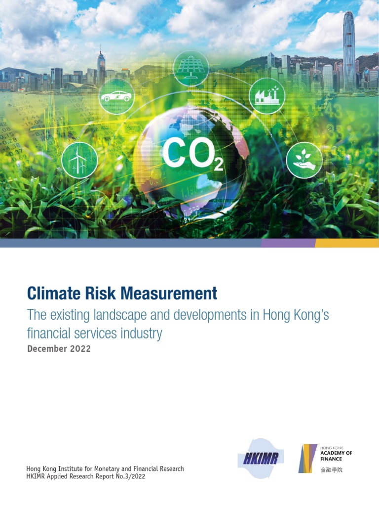 Climate Risk Measurement The Existing Landscape and Developments in ...