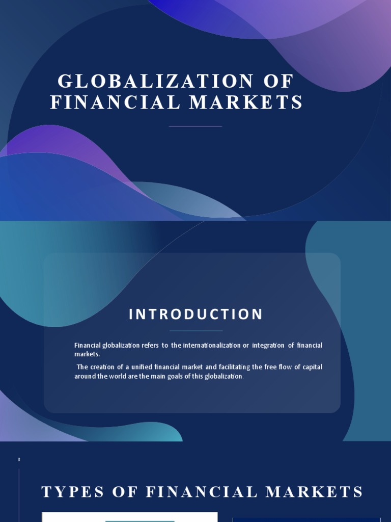 Globalization of Financial Markets | PDF | Financial Markets | Bonds ...