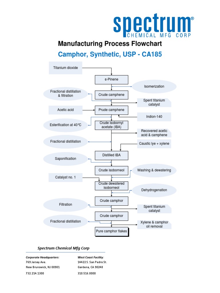 CA185 - Flowchart | Download Free PDF | Chemical Substances | Process ...