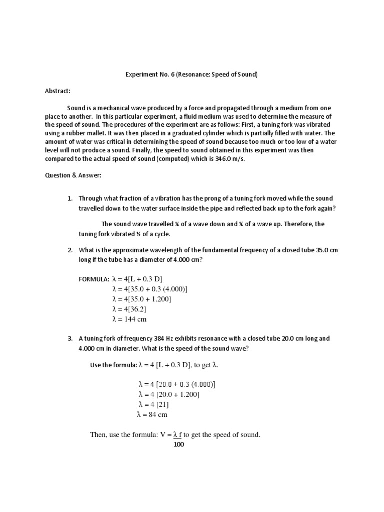 Formal Report (Physics) 2 | PDF