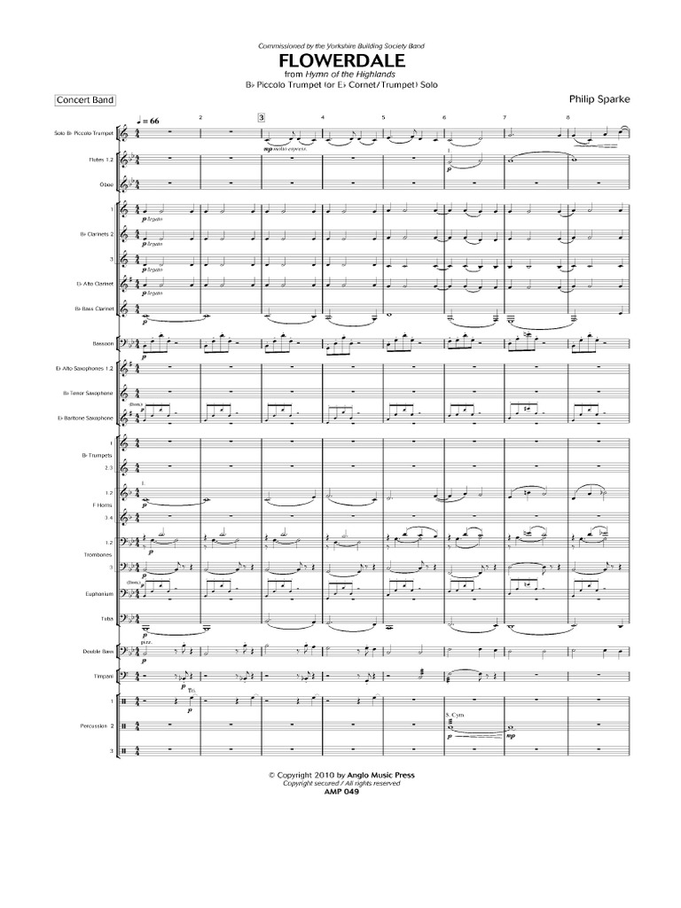 FLOWERDALE - Philip Sparke-Score | PDF