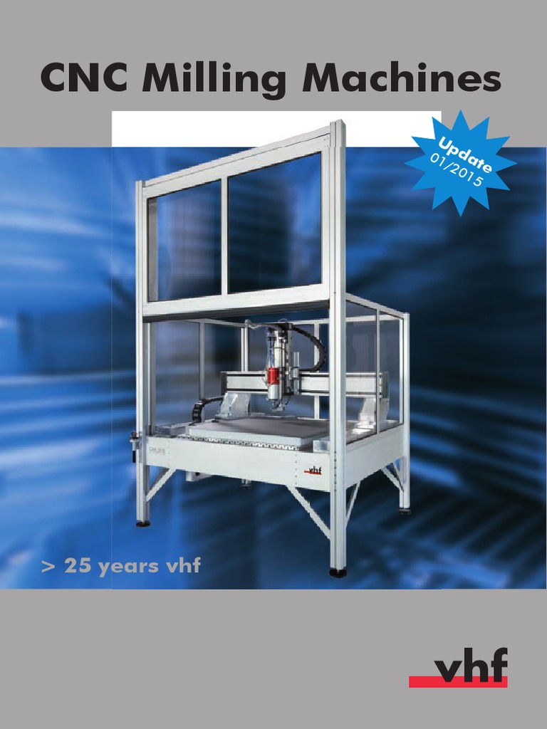 VHF CNC Milling Machines Overview | PDF | Machining | Numerical Control