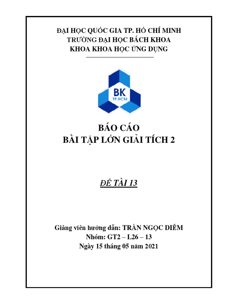 202 - BTL Giải tích 2 | PDF