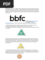Understanding BBFC Age Classifications | PDF