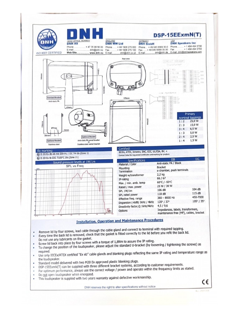 DSP 15EExmN (T) | PDF